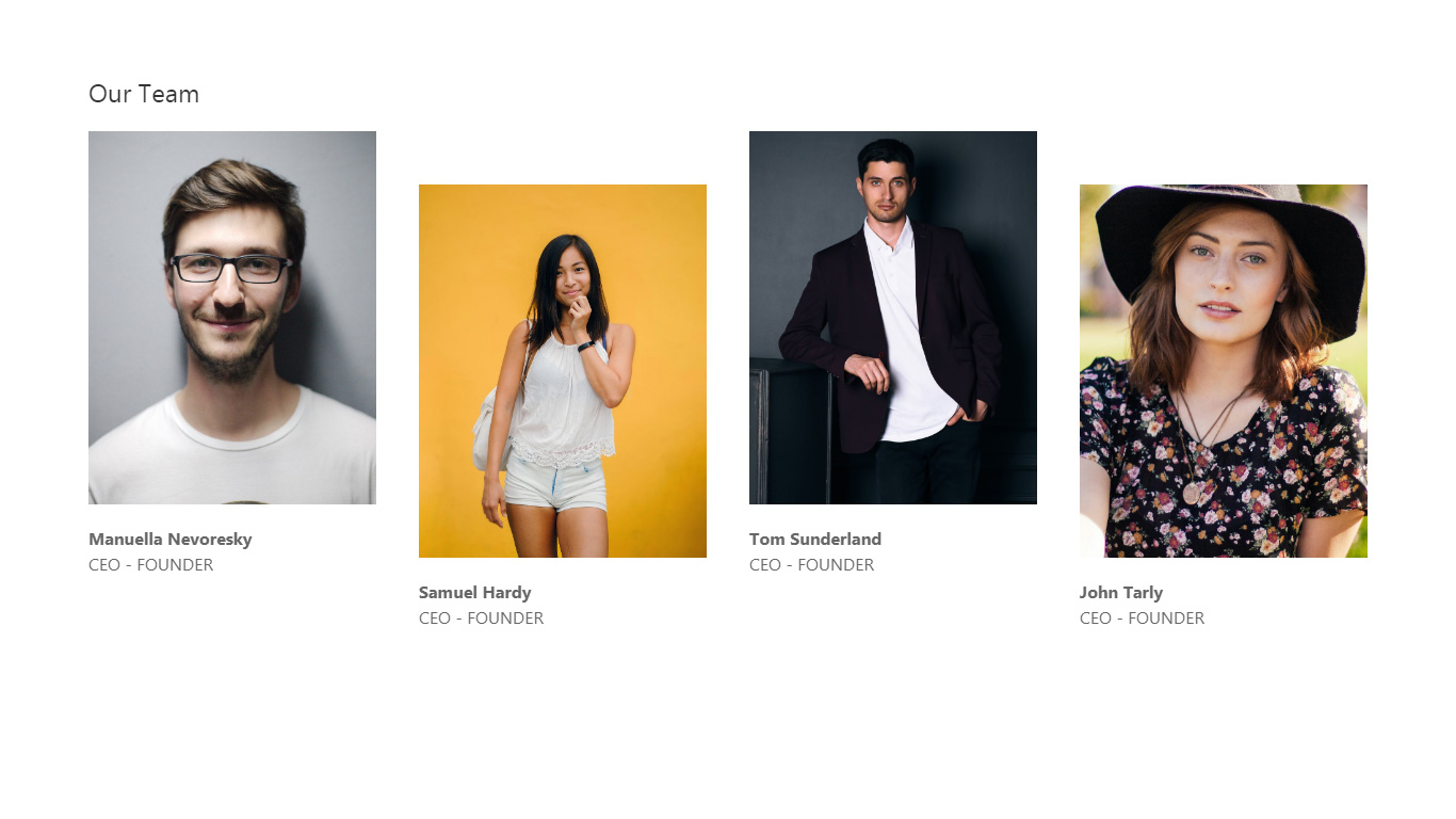 UIkit 3 Three Columns Features Section with Hover Shadow – UIkitBase